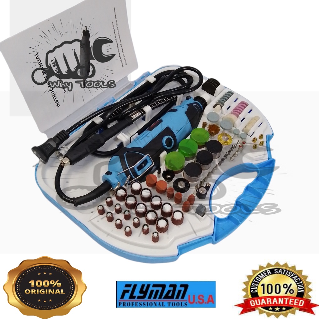 FLYMAN ROTARY POWER TOOLS 210pcs | Shopee Philippines