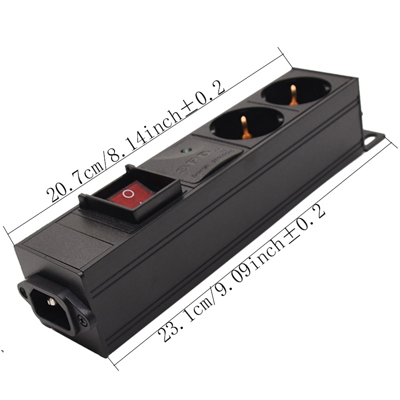 Power distribution unit (PDU) cabinet power socket with double-break ...