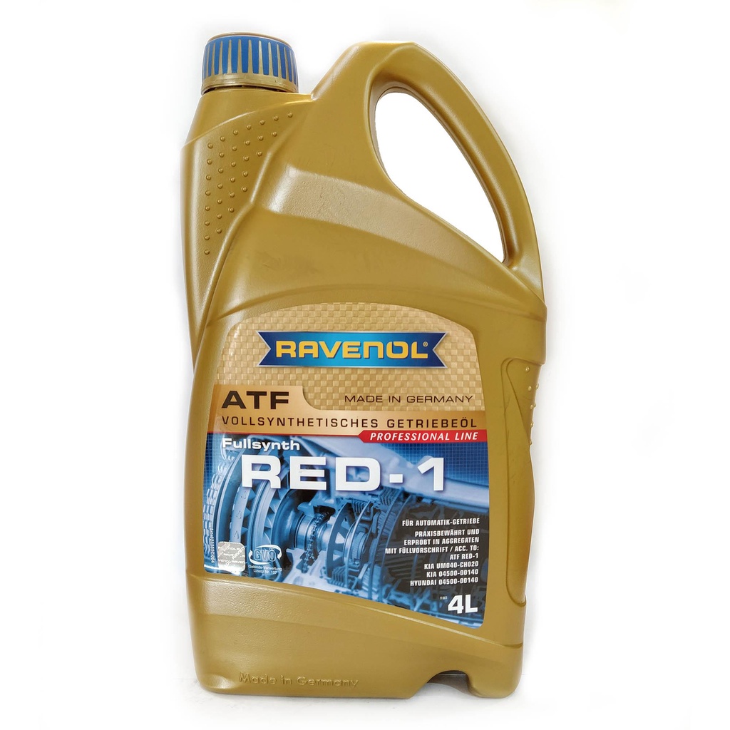 RAVENOL ATF Red-1 4L ( 4 liters ) for 5-speed automatic transmission ...