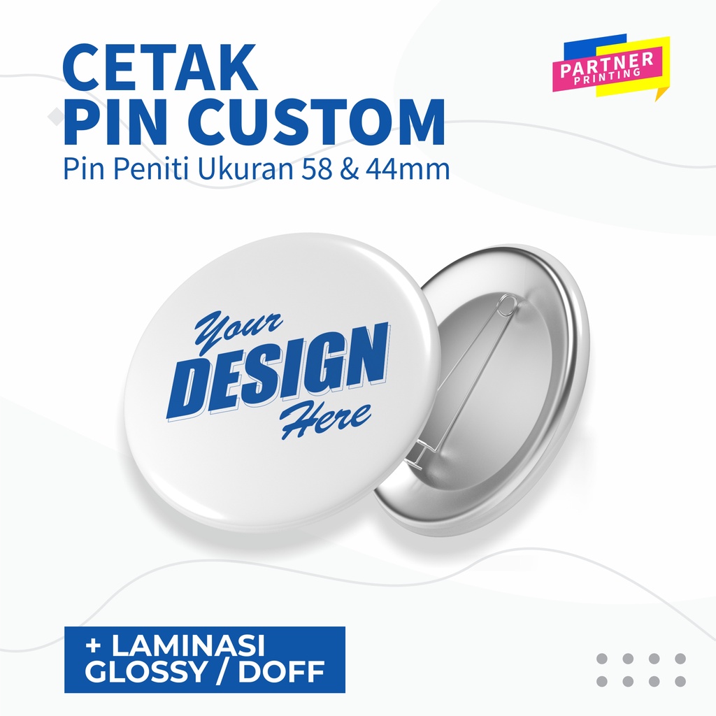 Print Custom 58 & 44mm Glossy / Matte Safety Pins | Shopee Philippines