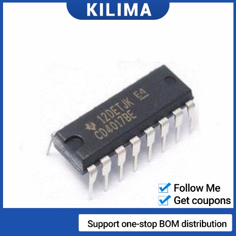 10Pcs Original CD4017BE CD4017 DIP16 4017 IC Chip | Shopee Philippines