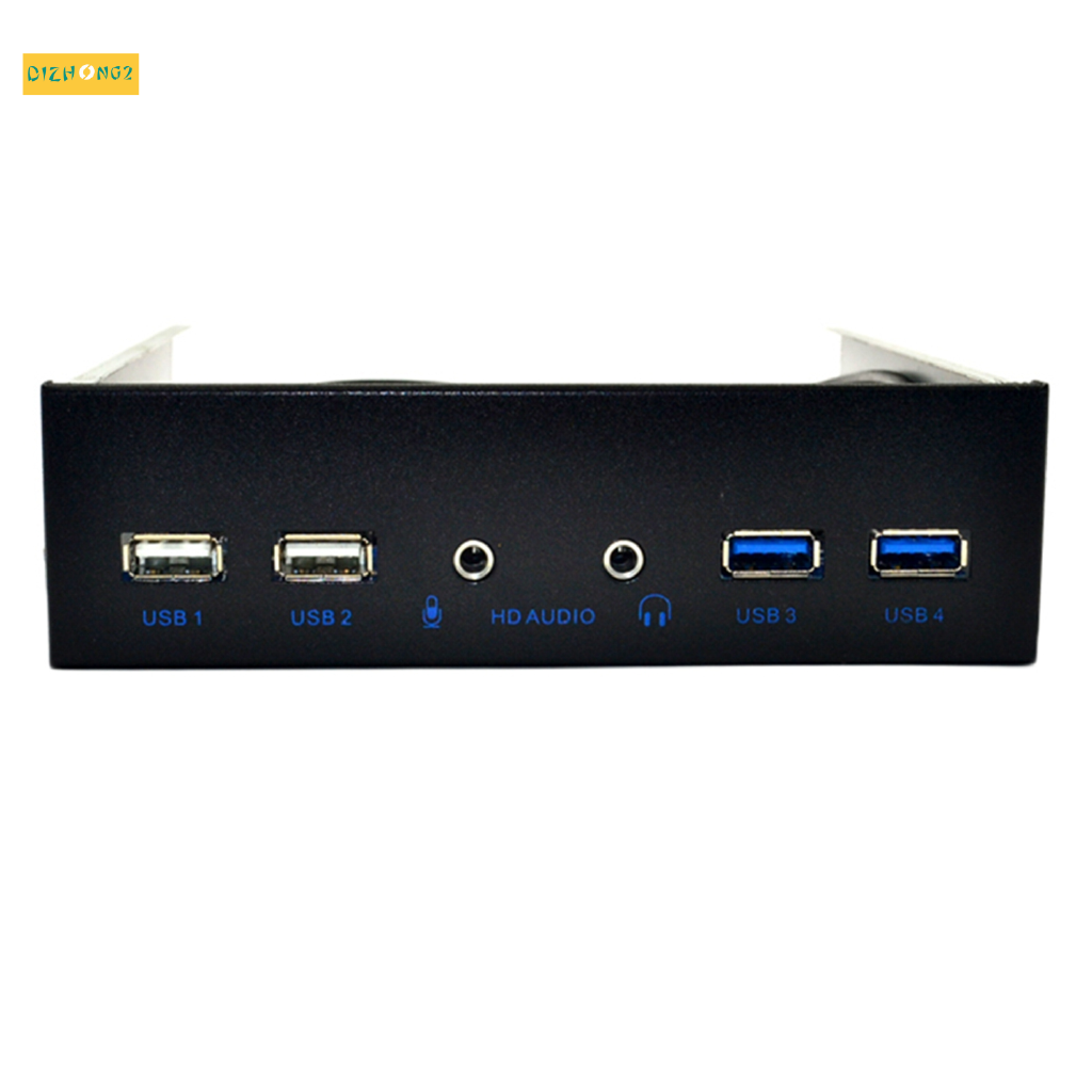 5.25 Inch Desktop Pc Case Internal Front Panel Usb Hub 2 Ports Usb 3.0 ...