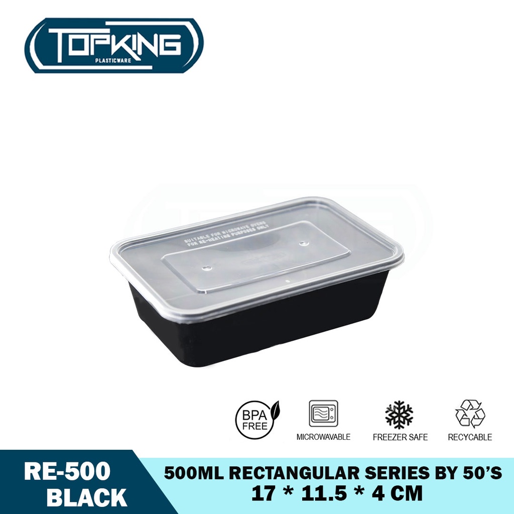 Clear Container Rectangular Series Re500 500ml Environmental Friendly ...