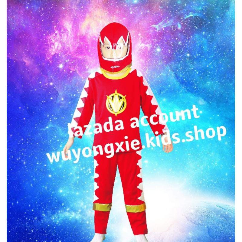 power ranger red kids costume,fit 2yrs to 8yrs old,actaul picture ...