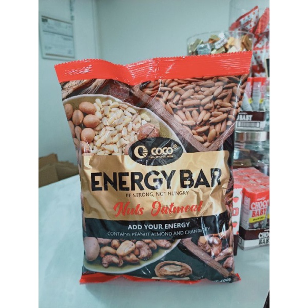 Coco Energy Bar Nuts Oatmeal 400g | Shopee Philippines