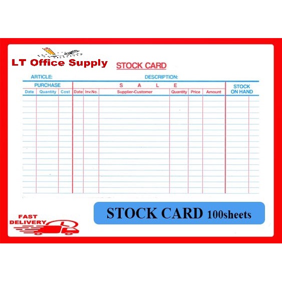 Stock card 5x8 inches 100sheets | Shopee Philippines