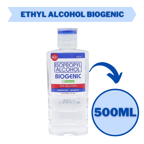 Biogenic Isopropyl and Ethyl Moisturizer Alcohol (75ml, 250ml, 500ml ...