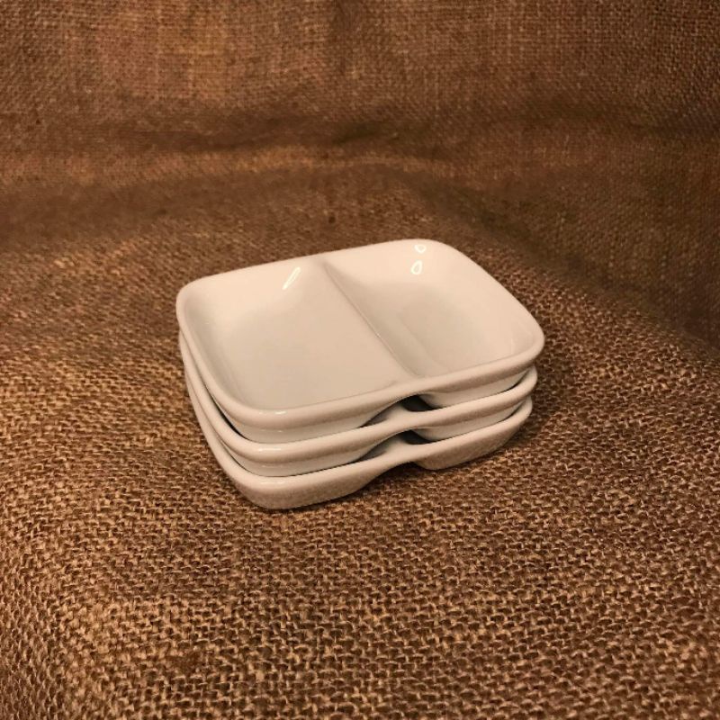 2 Grid Condiment Dish Set | Shopee Philippines