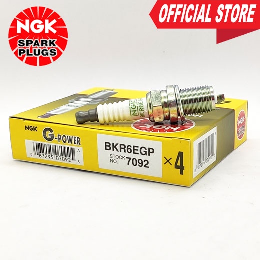 NGK BKR6EGP G-Power Spark Plug Set of 4 | Shopee Philippines