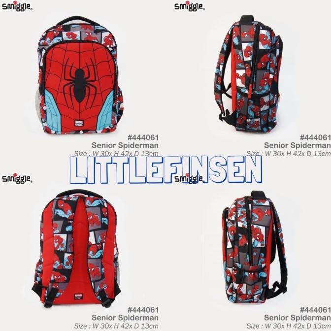 Marvel smiggle Bag/smiggle backpack/ spiderman Bag/Kids School Bag ...
