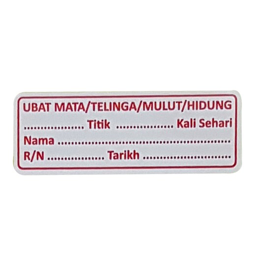 MATA Label- eye ear mouth nose medicine (1000pcs/bag) | Shopee Philippines