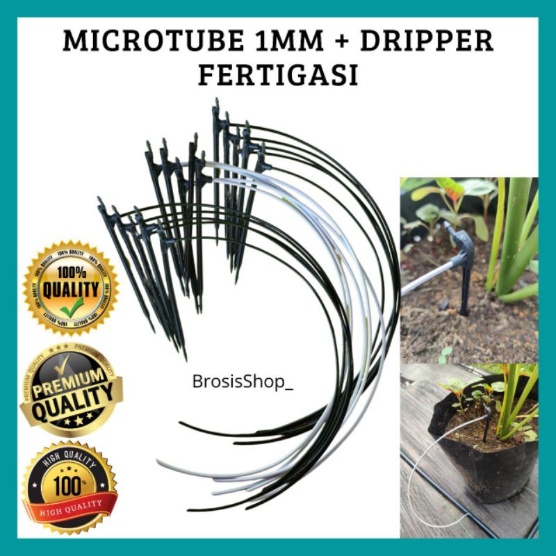Microtube 1MM+DRIPPER Fertigation | Shopee Philippines
