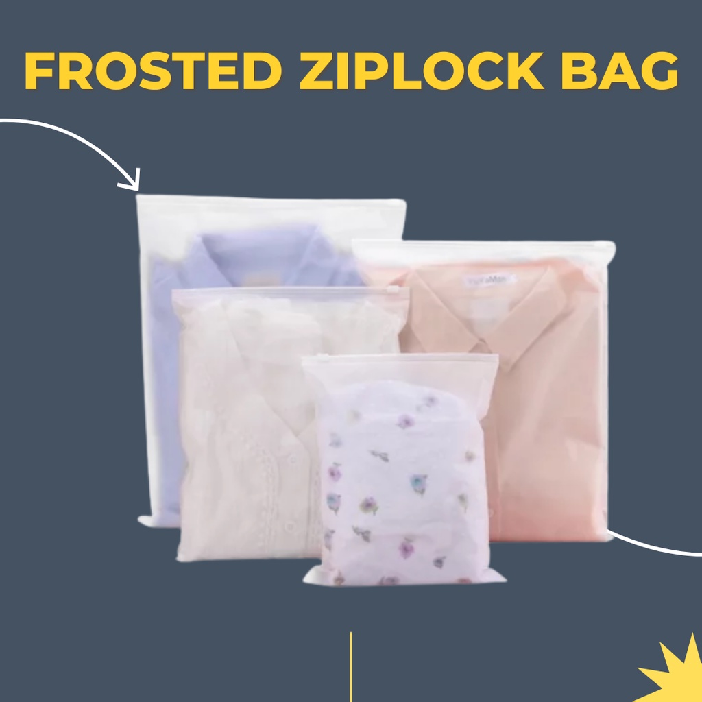 Frosted Zip Lock Bag | Matte Zip Lock | Frosted Pouch Bag | EZPLASTICPH ...