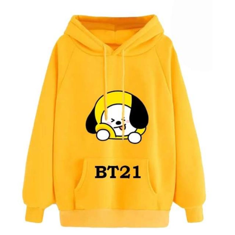 Kpop BTS BT21 Chimmy Hoodie Jacket for Adult Unisex Men and Women ...