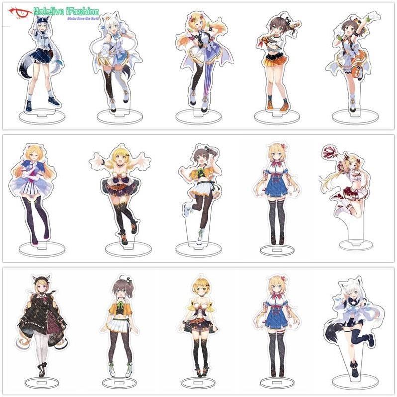 New Hololive 1st Vtuber Characters 16cm Solo Acrylic Standee Shirakami ...