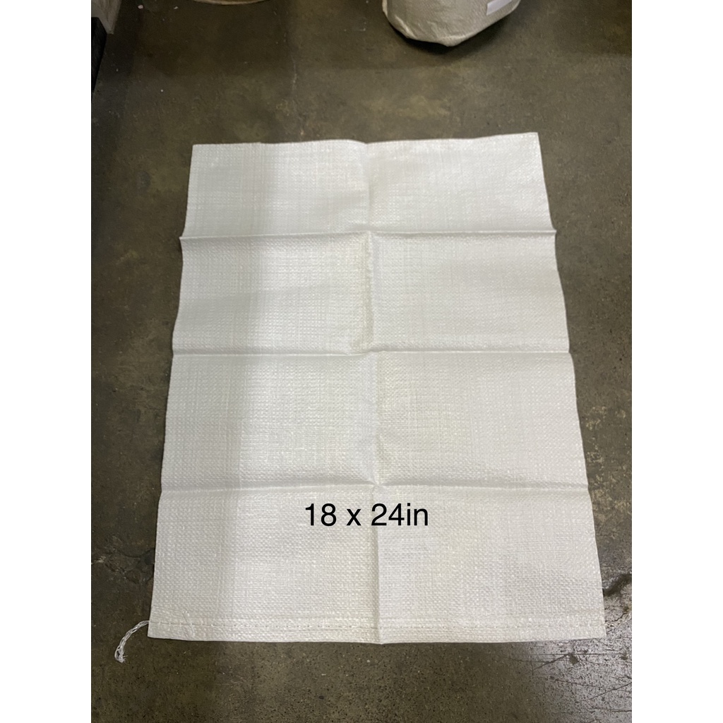 Empty Sack 50pcs (50kg 21x38). (25kg 19x29). (18x24). (14x22). (26x40) (38x40) Thick Sack Sako ...