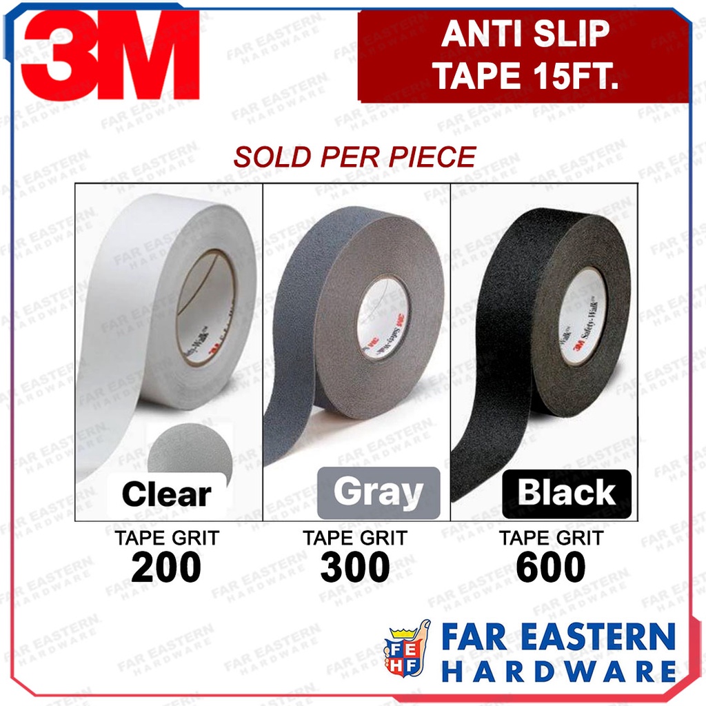 3M Anti Slip Resistant Tape Safety Walk 15ft | Shopee Philippines