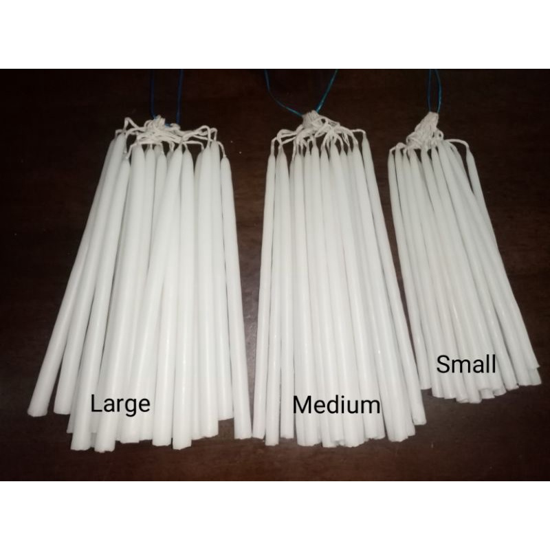 Kandila pantirik sa undas small size, 20pcs/bundle | Shopee Philippines