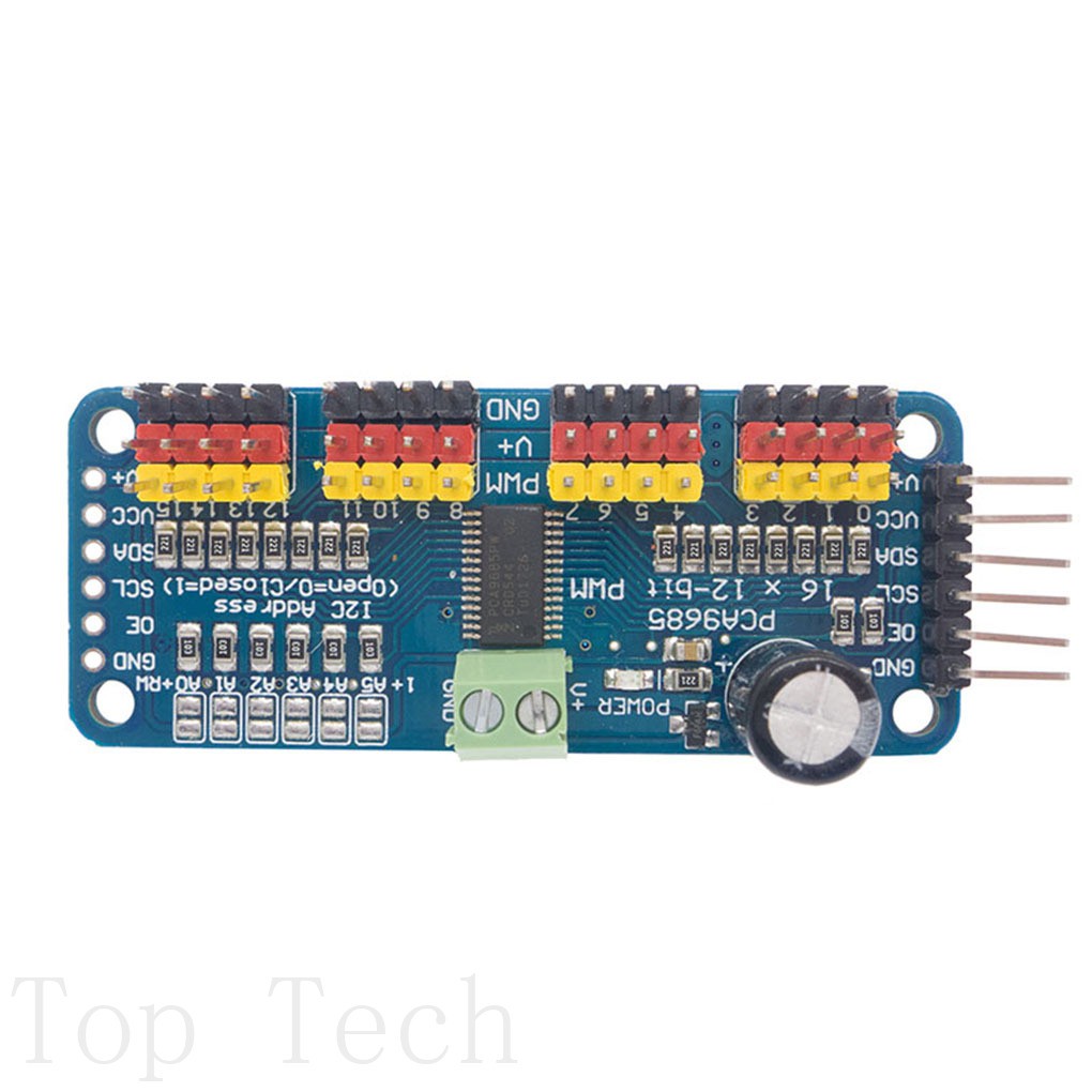 Pca9685 16 Ch 12 Bit Pwm Servo Shield Motor Driver I2c Module Robot Replacement For Arduinob Diy 2341
