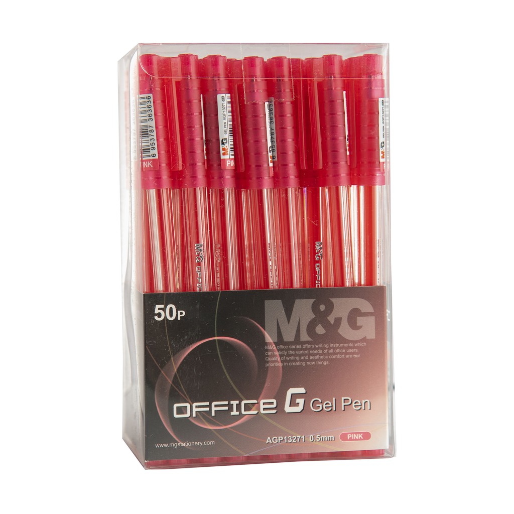 M&G Office G Gel Pen GP99 0.5mm AGP13271 (50Pcs) | Shopee Philippines