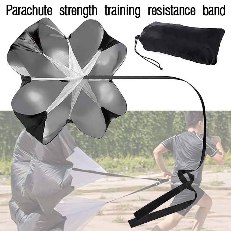 Fiveall Speed Resistance Training Parachute Running Chute Football ...