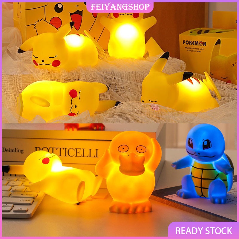 Pokemon Night Light Series Pikachu Psyduck Charmander Squirtle Sleep ...