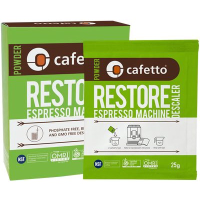 Cafetto Restore Sachet - Espresso Machine Cleaner Descaler | Shopee ...