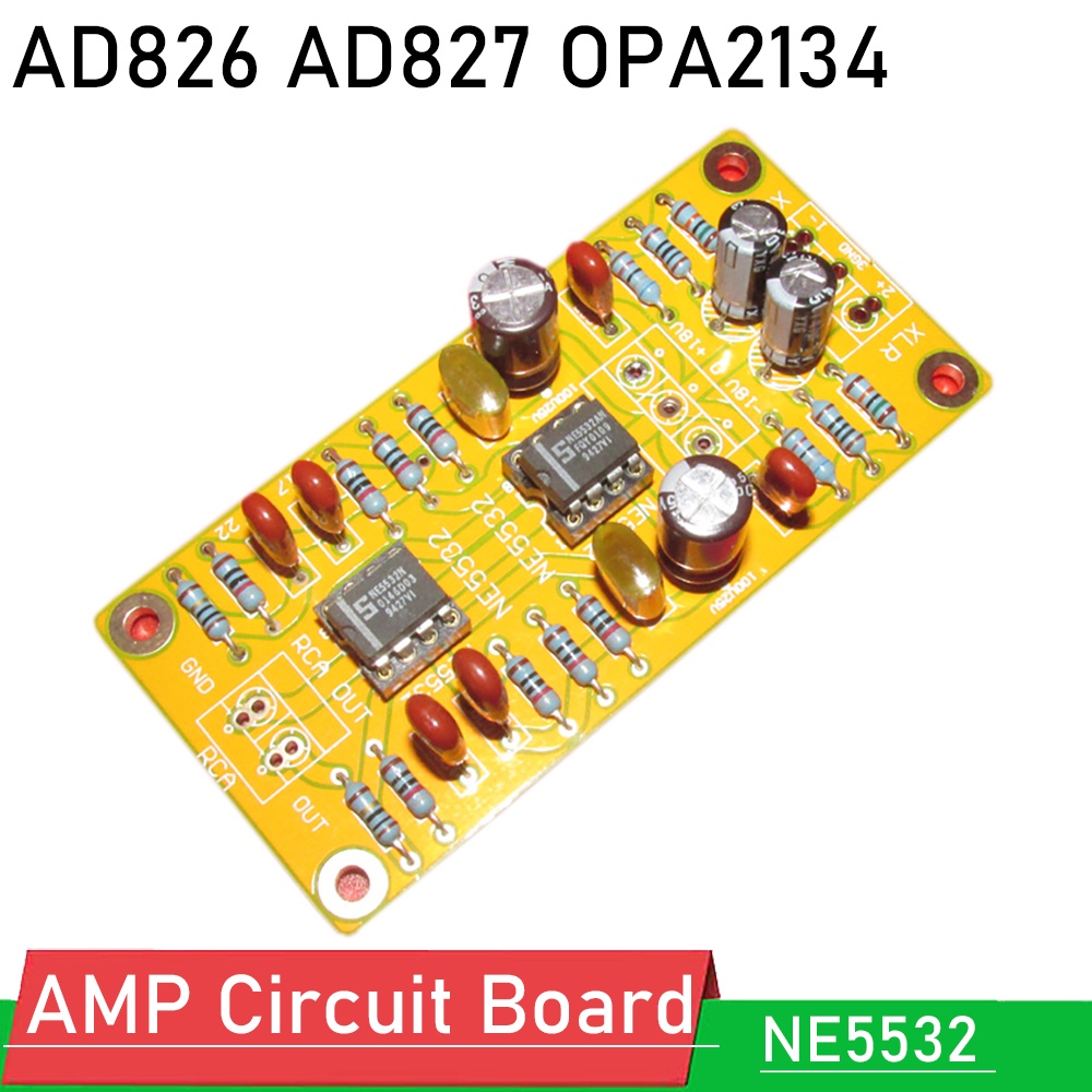 Updated Balanced XLR to Unbalanced RCA Preamplifier Headphone Dual OP ...