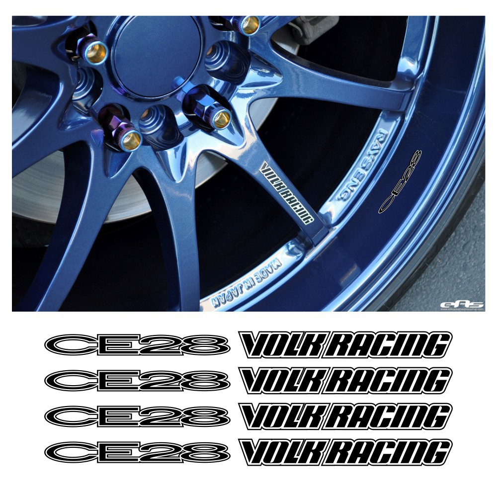 Volk RACING CE28 Car Rim Sticker | Shopee Philippines