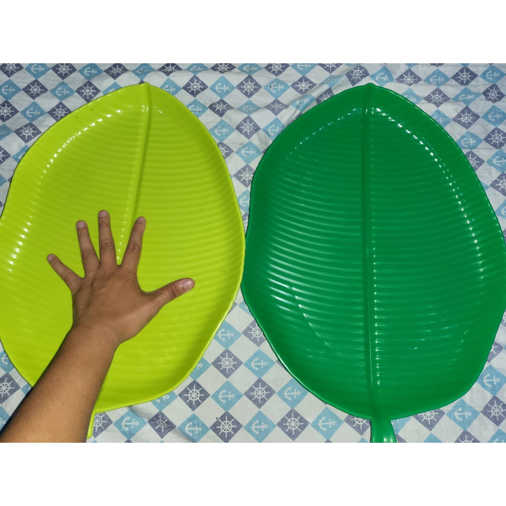 multi purpose plate / fruit tray / food platter / Inasal leaf plate ...