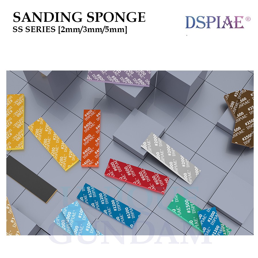 DSPIAE SS Series Sanding Sponge 2/3/5mm | Shopee Philippines