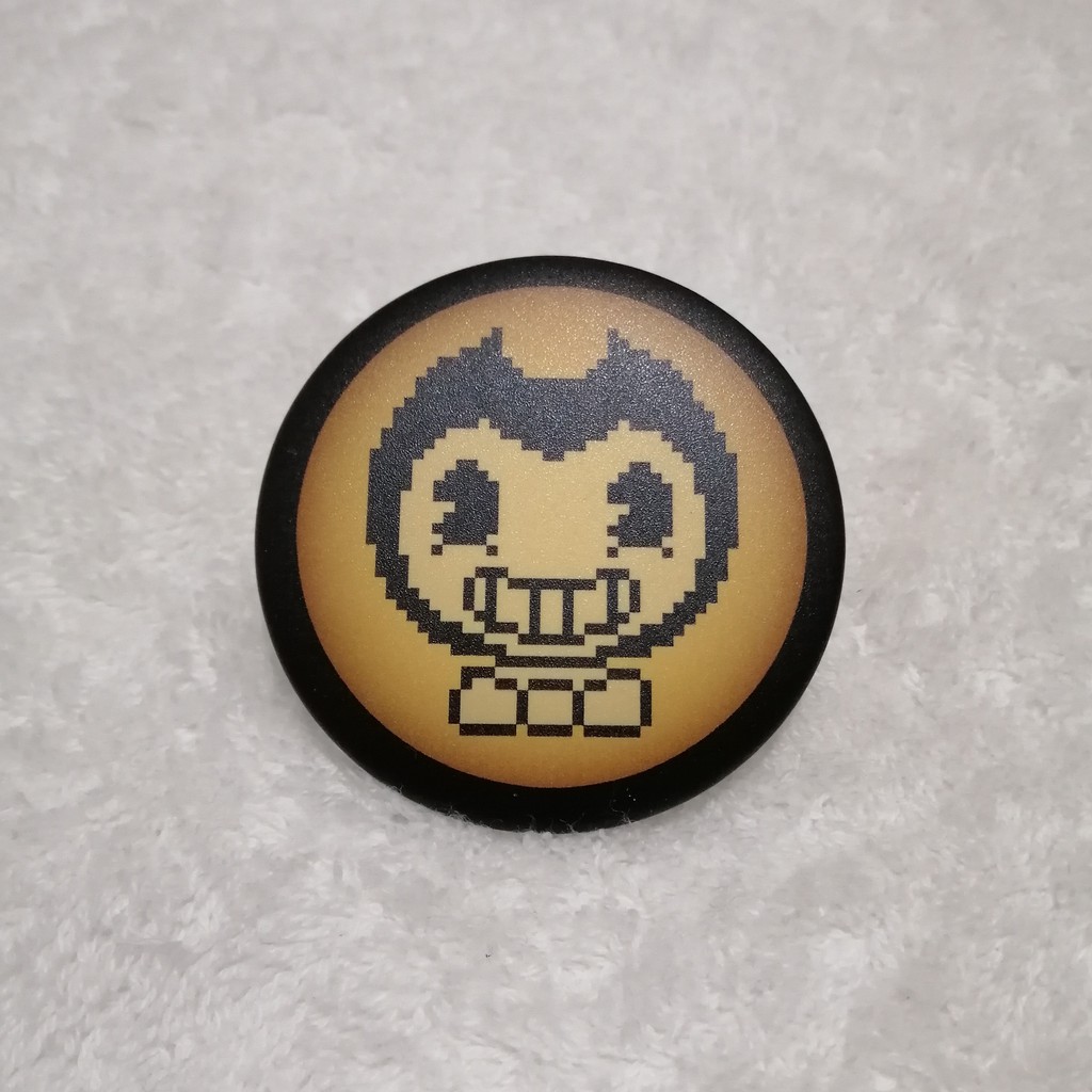 Pixel Bendy and the Ink Machine Button Pin | Shopee Philippines
