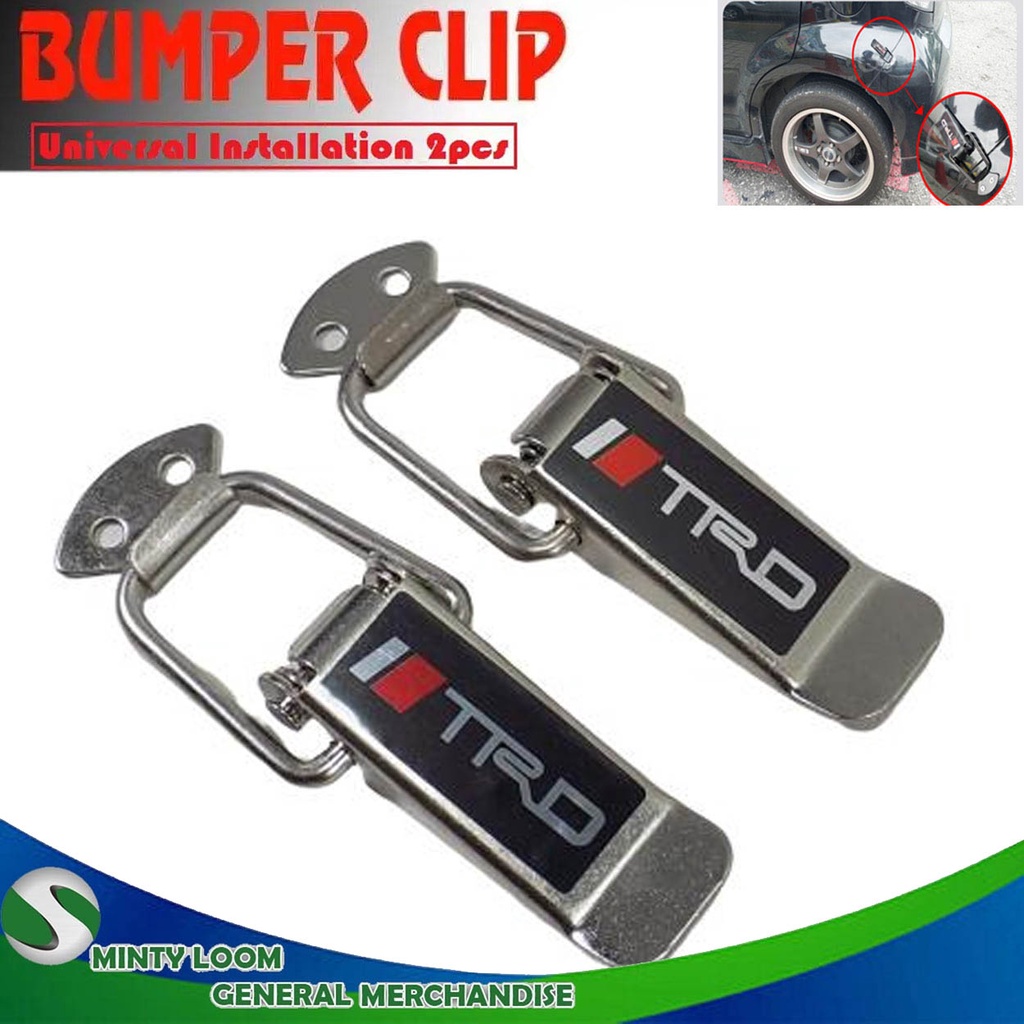 2 Pcs Fastener Clip Universal Security Hook Lock Clip Kit Bumper Quick ...