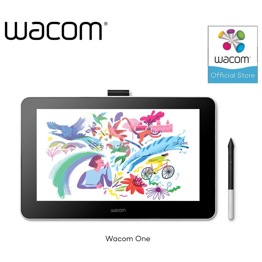 Wacom One 13.3 Inch 1920 X 1080 Battery-Free Pen Creative Display ...