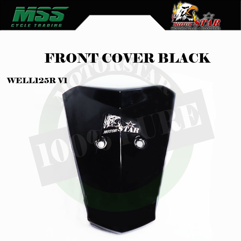 WELL125R V1 FRONT COVER BLACK | Shopee Philippines