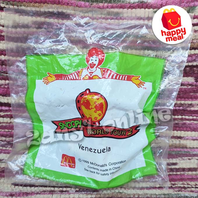 1999 Mcdo Snoopy World Tour - VENEZUELA (Sealed) | Shopee Philippines