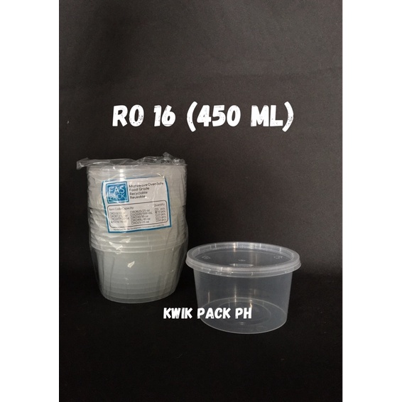 RO16 (450ml) 10pcs ROUND MICROWAVABLE CONTAINER | Shopee Philippines
