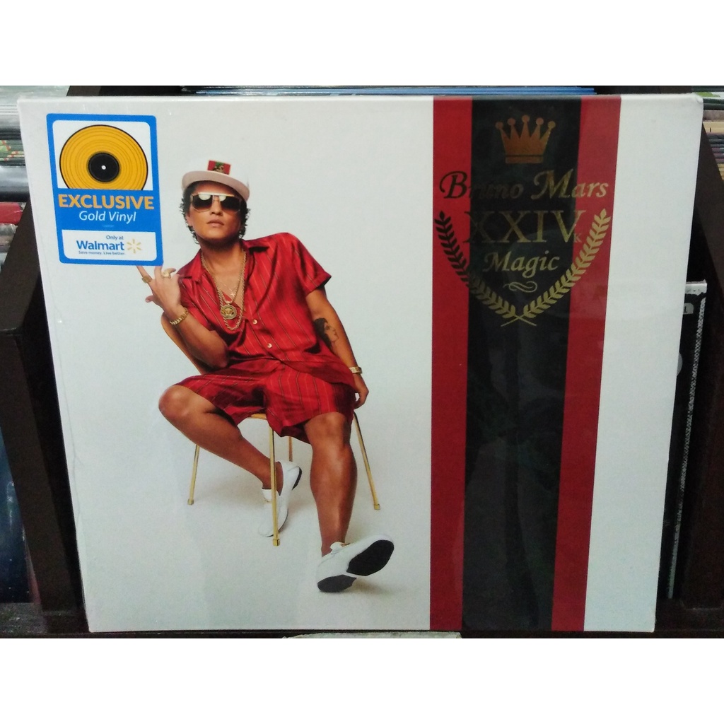 BRUNO MARS 24k Magic Gold Vinyl | Shopee Philippines