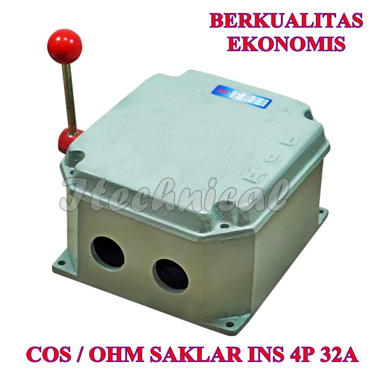 Cos / CHANGE OVER SWITCH / OHM SAKLAR / CAM STATER GZ 4P 32A | Shopee ...