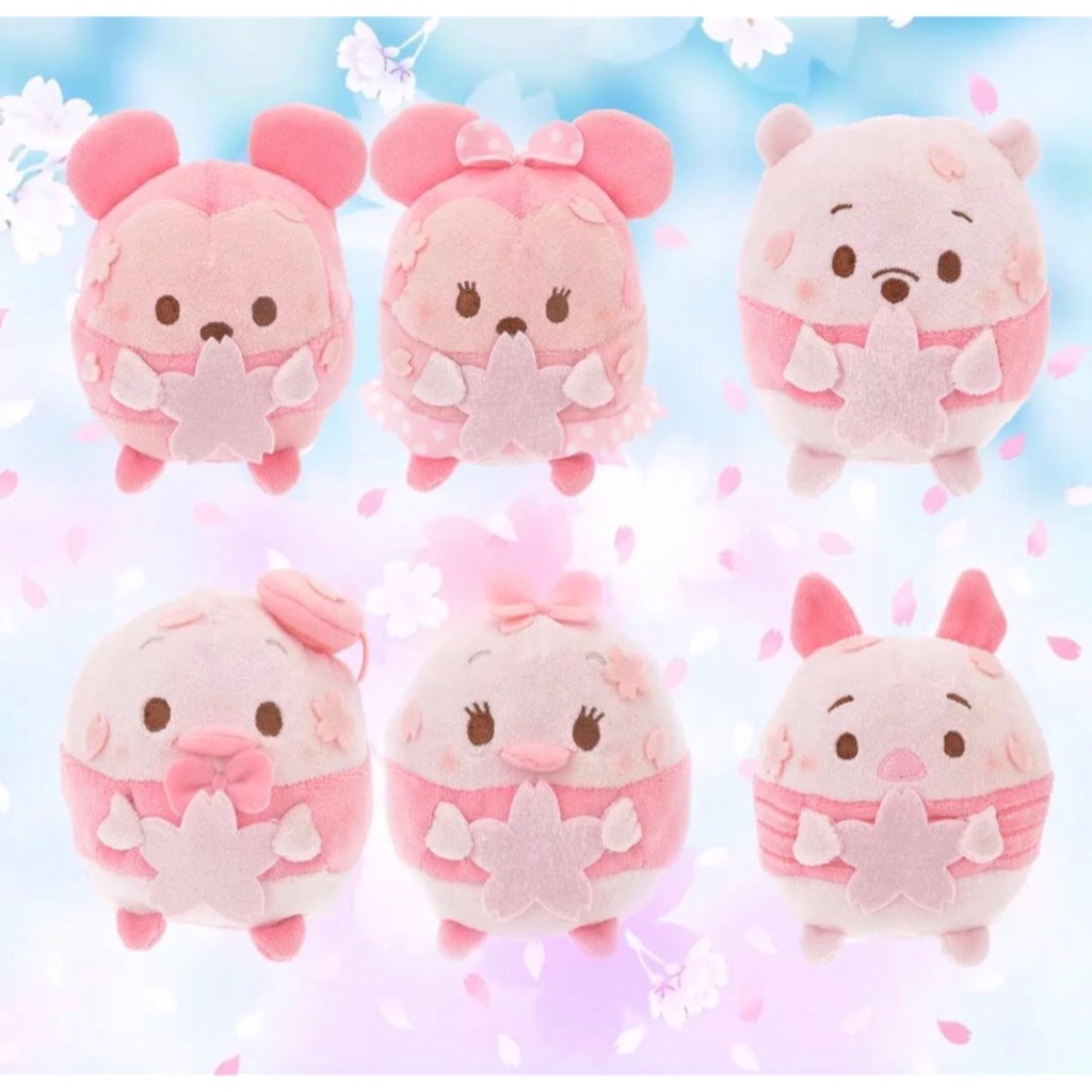 Disney Ufufy Characters Sakura Season Plush | Shopee Philippines