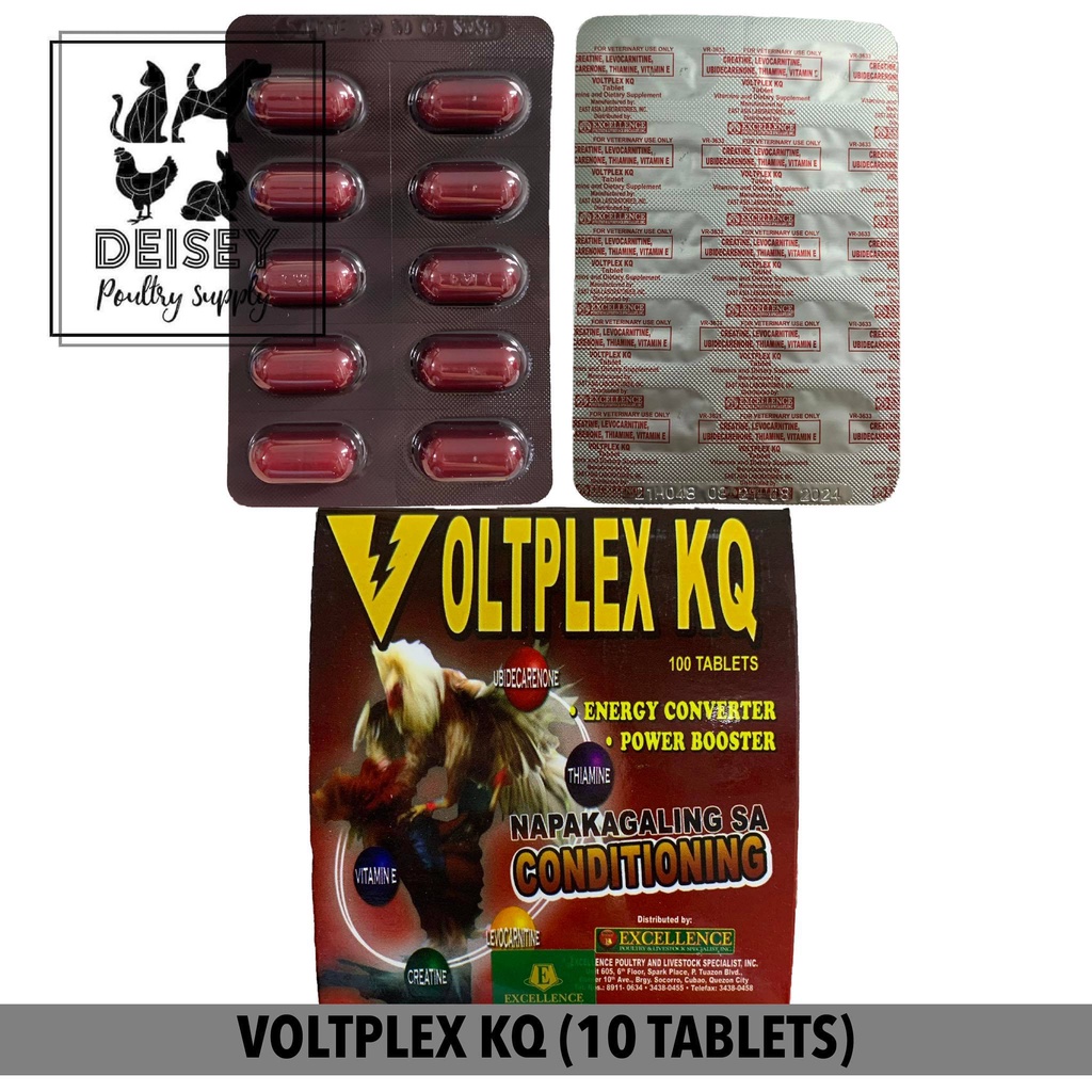 Voltplex KQ for Gamefowl (10 TABLETS) | Shopee Philippines