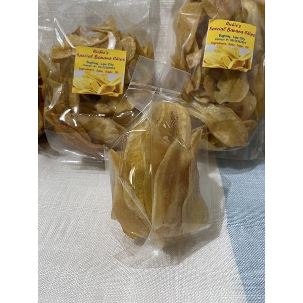 50 grams Richie’s Banana Chips Sugar Coated | Shopee Philippines