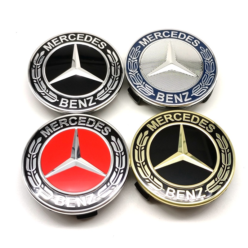 Mercedes-Benz Wheel Cover New C-class E-class S-class 75mm Plastic ...