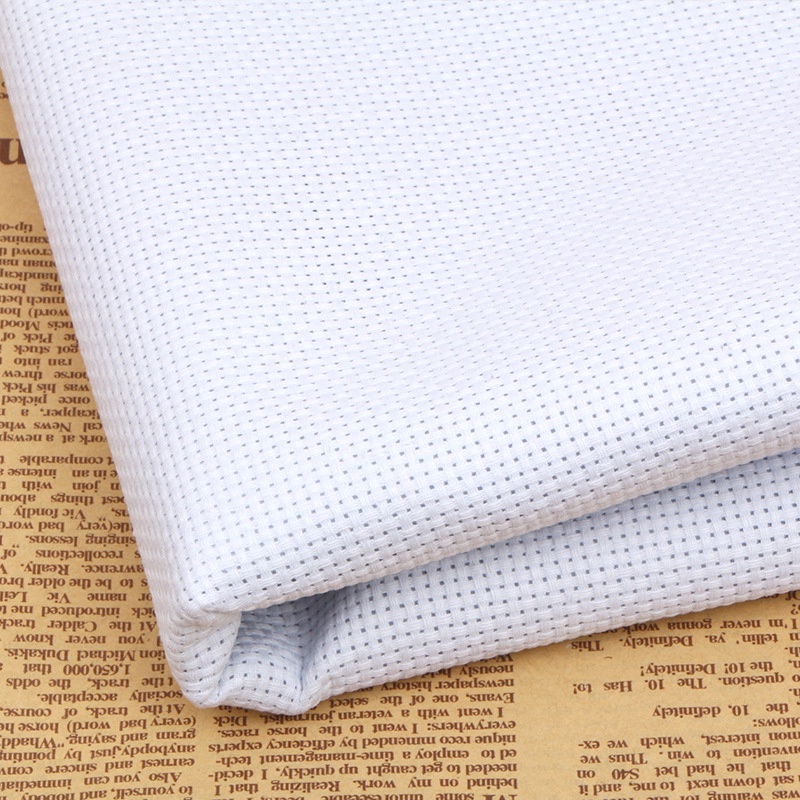 1 PC 11CT 30x30cm White Cross Stitch Eembroidery Fabric Stitching Embroidery Craft Grid DIY Eco ...