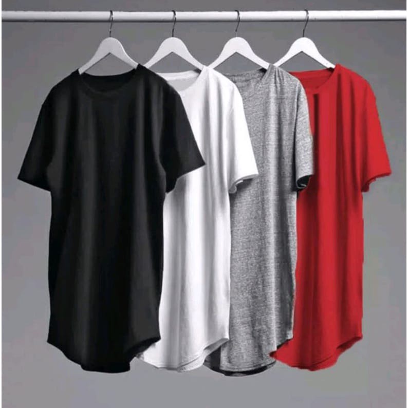 Plain KURTA T-SHIRTS / PREMIUM QUALITY PLAIN LONGLINE T-SHIRTS / MEN'S ...