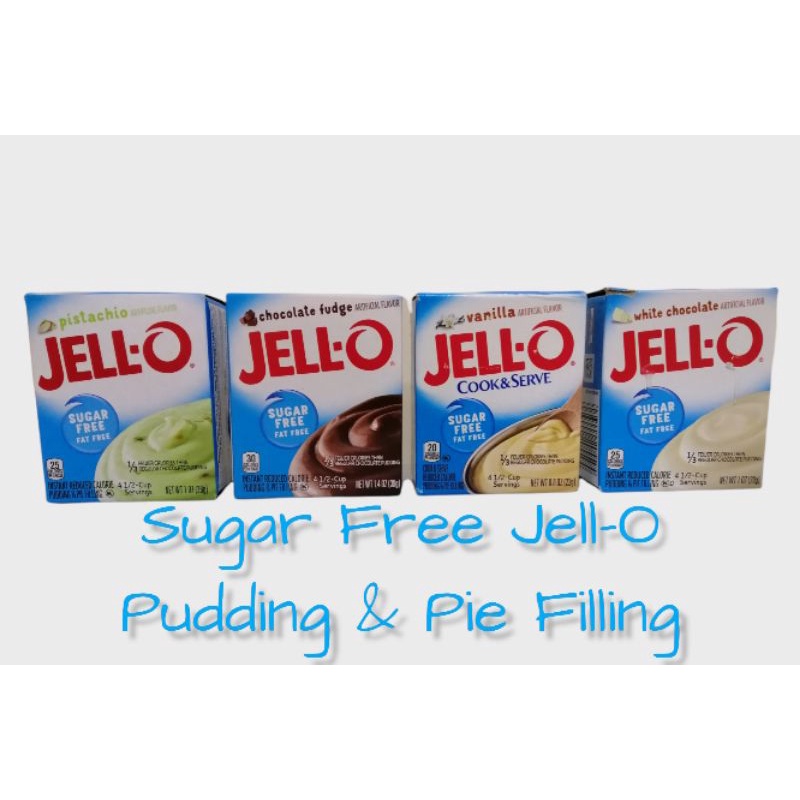 Sugar Free Jell-O Jello Instant Pudding & Pie Filling Mix (22-39g ...