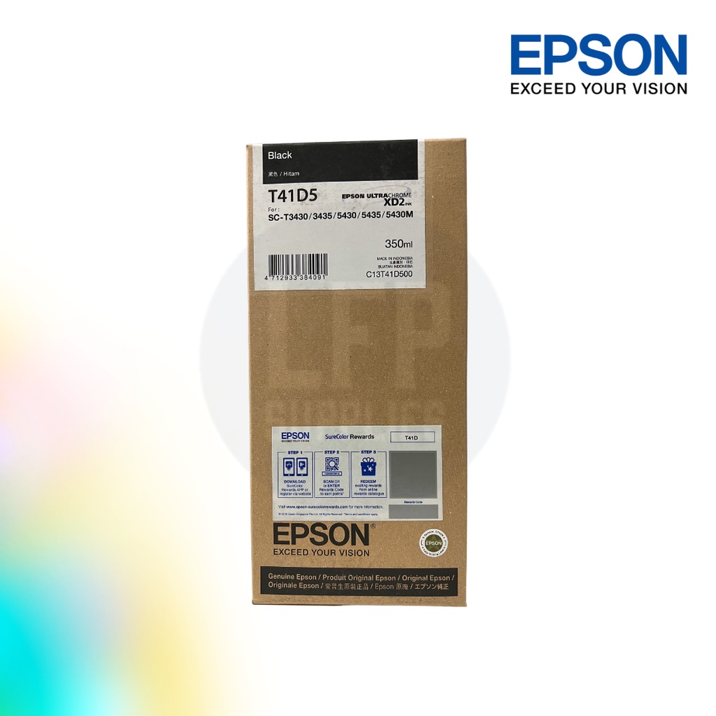 Epson T41 Ink Cartridge (for T5430 / T3430 / T3435 printers) | Shopee ...