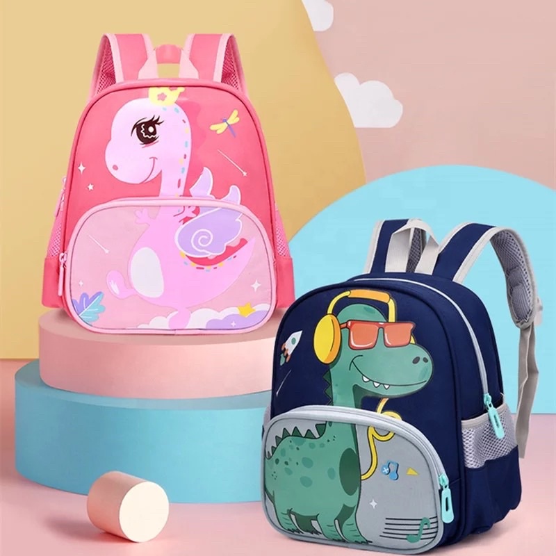 NEW Breathable and Cute Kindergarten Primary Cartoon Animals Backpack ...