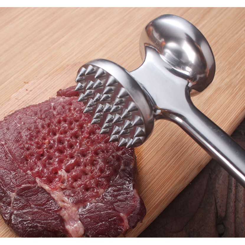 Stainless Steel Heavy Duty Hammer Mallet Tenderizer Meat Tools Kitchen ...