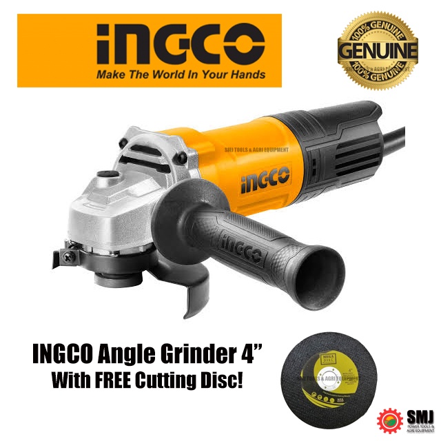 INGCO Super Select 750W Grinder 100MM 4 Inch AG750282 | Shopee Philippines